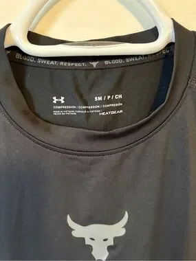 Under Armour | Shirts | Under Armour Black Project Rock Compression ...